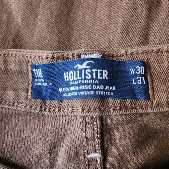 Hollister | Jeans | Hollister Ultra High Rise Dad Cargo Jeans Brown Nwt ...